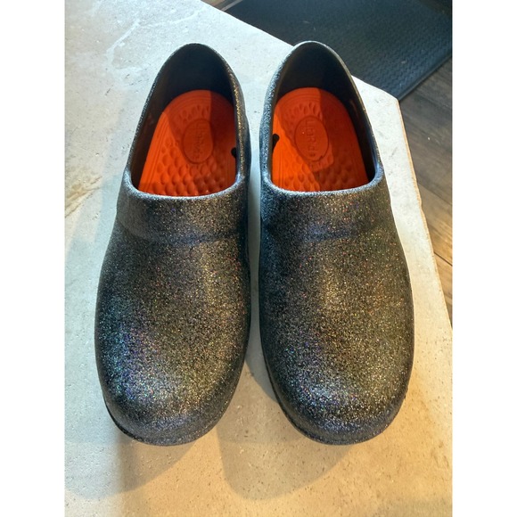 CROCS | Shoes | Crocs Neria Pro Ii Literide Work Clog 8 Black Glitter ...